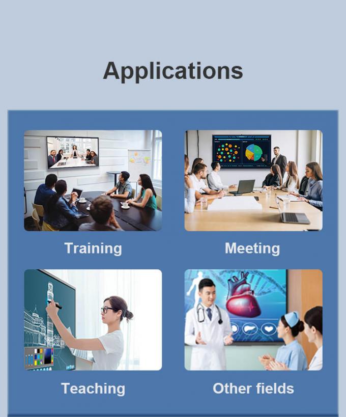 Auveeya UHD Smart Board Interactive Display Digital Board 65 75 86Inch Auveeya UHD Smart Board Interactive Display Digital Board 65 75 86Inch